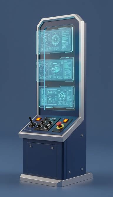 Free Futuristic Engineering Console Image Console Holographic