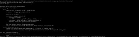 Error While Creating A New User Using Server And Client Side Scripting Using A Web Form Frappe