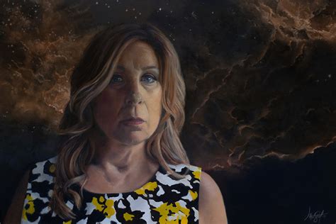 Portrait Of Suzanne Johnson Artist Margret Mcdermott