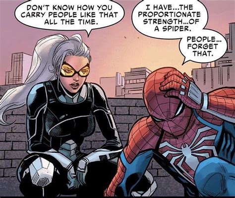 Spidercat ♡ Felicia Hardy And Peter Parker Marvel Comics Black Cat
