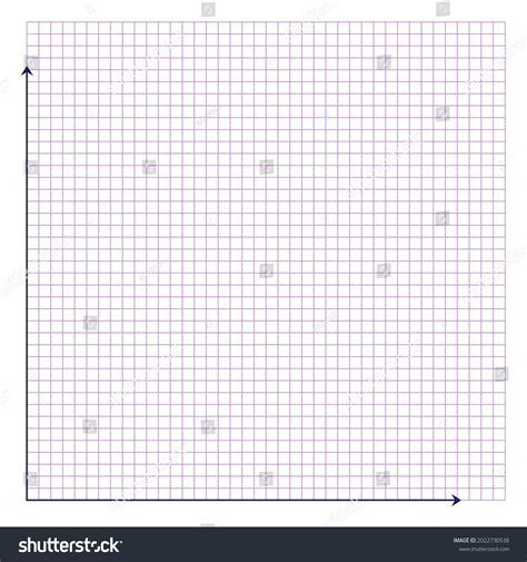 Grid Paper Mathematical Graph Cartesian Coordinate Stock Vector Royalty Free 2022730538