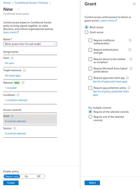 Conditional Access Policies To Block Tor Ips — Lab539