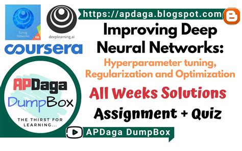 Coursera Improving Deep Neural Networks Hyperparameter Tuning