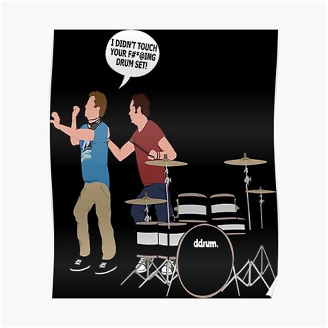 Step Brothers Drum Set Poster For Sale By MensayShop Redbubble