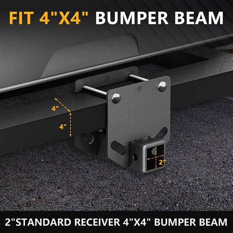 Rv Bumper Hitch Receiver 2 Inch Tow Hitch Trailer Fits