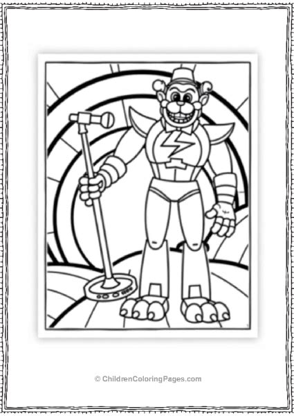 Five Nights At Freddys Coloring Pages Free Pdf Printables🎮🕹🎴👾🐻😾