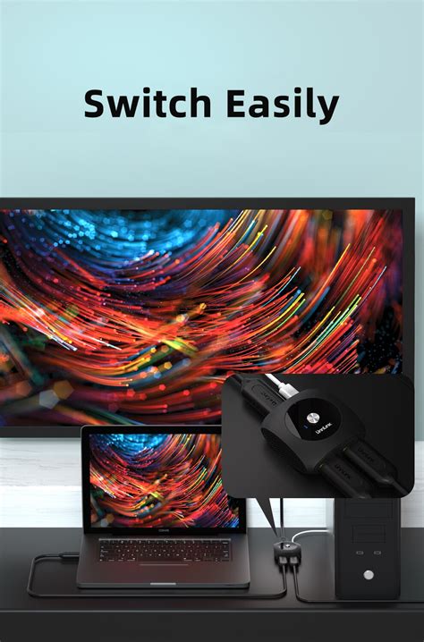 Unnlink Displayport Switch Dp Splitter Dp Bi Direc Grandado