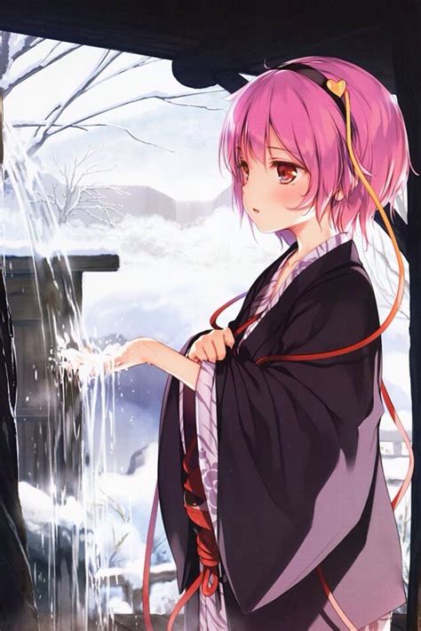 Manga Fille Cheveux Rose Logo Hd