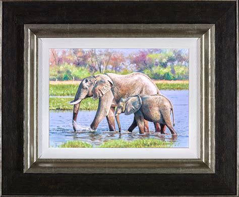 Elephant Days Botswana Pip Mcgarry Clarendon Fine Art