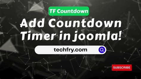 How To Add Countdown Timer In Joomla Youtube