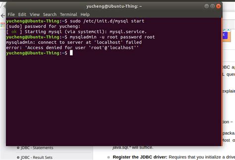 Ubuntu Why Cant I Setup A Root User For Mysql Stack Overflow