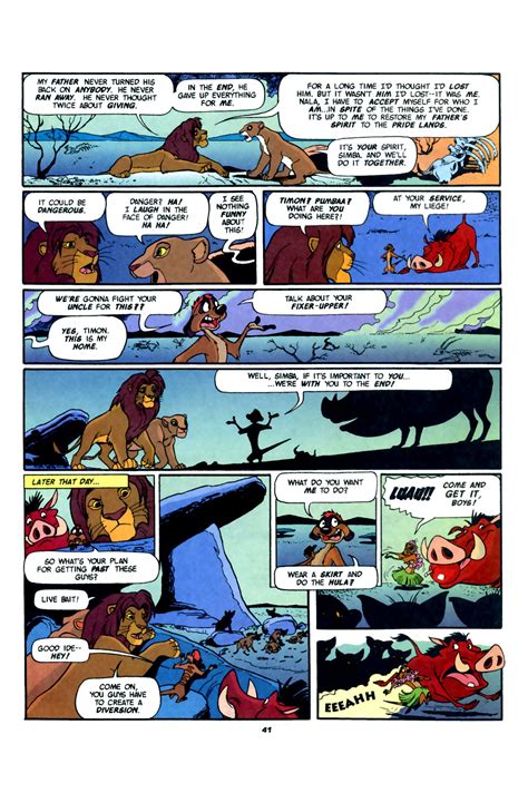 Read Online Disneys The Lion King Comic Issue 1