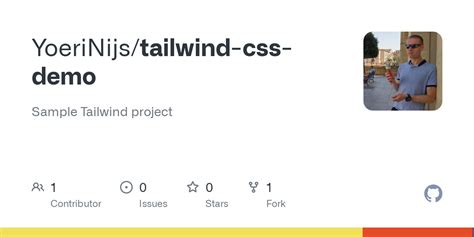 Github Yoerinijstailwind Css Demo Sample Tailwind Project