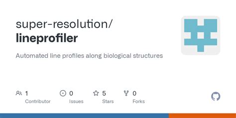 GitHub Super Resolution Lineprofiler Automated Line Profiles Along Biological Structures