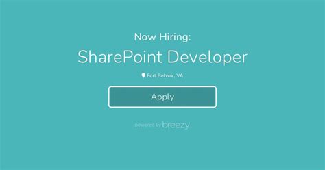 Sharepoint Developer At Information Technology Strategies