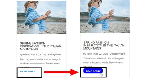 How To Turn The Read More Text Into A Button On Divi Blog Module