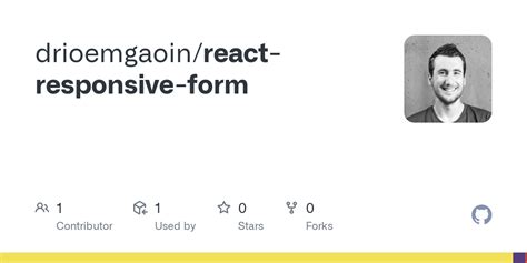 Github Drioemgaoin React Responsive Form