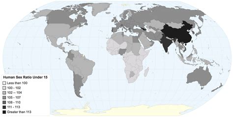 Human Sex Ratio Under 16 Sex Ratio Is Defined As The Number Of Men Per Download Scientific