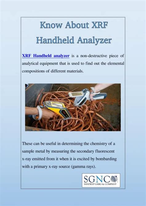 Ppt Xrf Alloy Analyzer Powerpoint Presentation Free Download Id 12929357