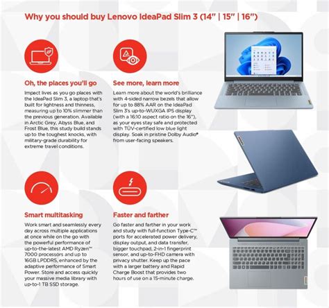 Lenovo Ideapad Slim Abr Ryzen U Abyss Blue Laptop Price In Bd Techland