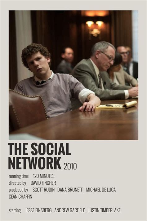 The Social Network Movie Poster Modern Poster Layouts