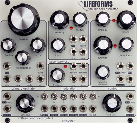 Pittsburgh Modular Lifeforms Double Helix Oscillator Eurorack Module On Modulargrid