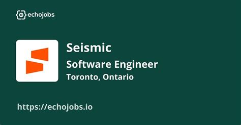 Seismic Is Hiring Software Engineer Co Op Pey Toronto Ontario C C React Mysql Mongodb