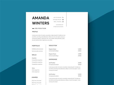 Free Admin Manager Resume Example Template For Your Job Opportunity