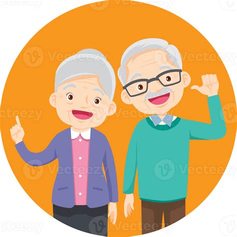 Abuelos Ancianos Genteabuelo Y Abuela Caracteres En Varios Ocupaciones 23617443 Png