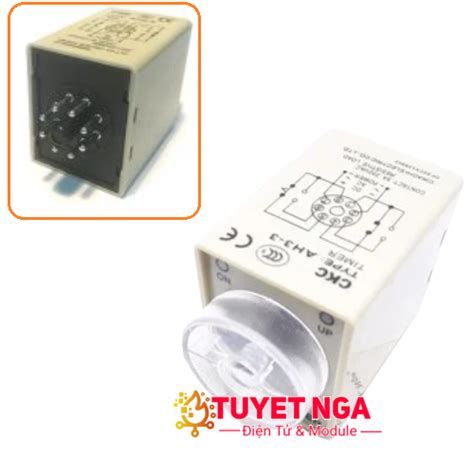 Relay Timer AH3-3 220V 10 Giây 8 Chân – ĐIỆN TỬ TUYẾT NGA