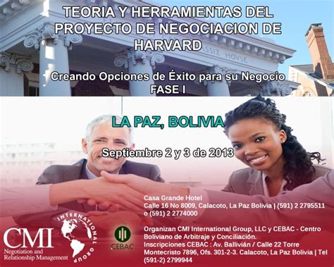 Theory And Tools Of Harvard Negotiation Project Phase I Cmiig