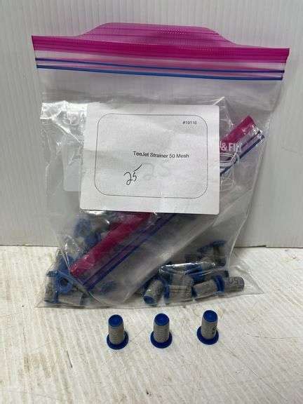 50 Teejet Strainers 50 Mesh Albrecht Auction Service