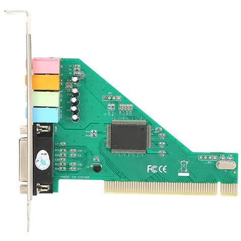 Звуковая карта Pci 4 1 канальная встроенная звуковая карта для настольного компьютера купить с