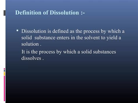 Dissolution Testing In Pharmaceuticals Ppt