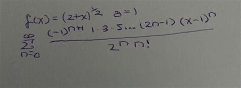 Is This The Correct Taylor Series Representation R Calculus