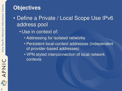 Ipv6 Unique Local Addresses Update On Ietf Activity Ppt Download