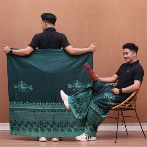 Jual Sarung Batik Santri Logo Nu Sarung Santri Nusantara Shopee