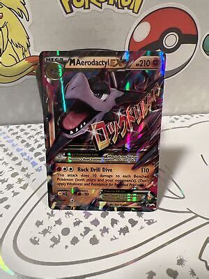 Pokémon Tcg Mega Aerodactyl Ex Xy Black Star Promos Xy98 Holo Promo Ebay