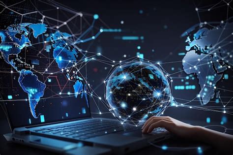 Premium Ai Image Technology Digital Data Network Connection And Cyber