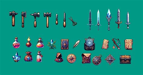 Rpg Items Pack By Yarcorp 2d Unity Asset Store
