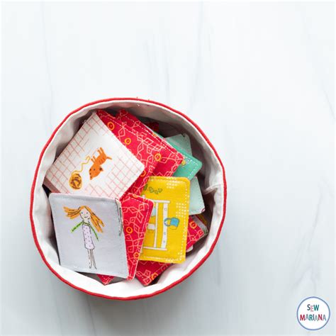 Fabric Memory Game Tutorial Sew Mariana