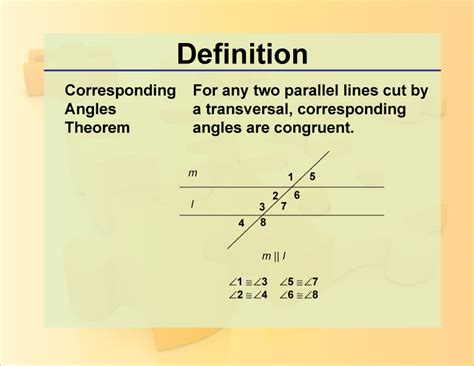 Corresponding Angles Theorem
