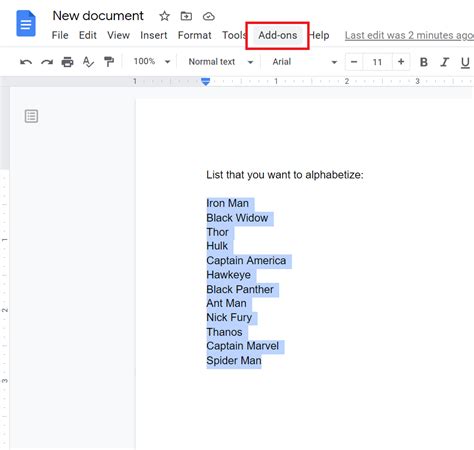 Hoe Alfabetiseren In Google Docs I M Running