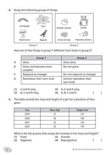 P3 Science Tests Openschoolbag