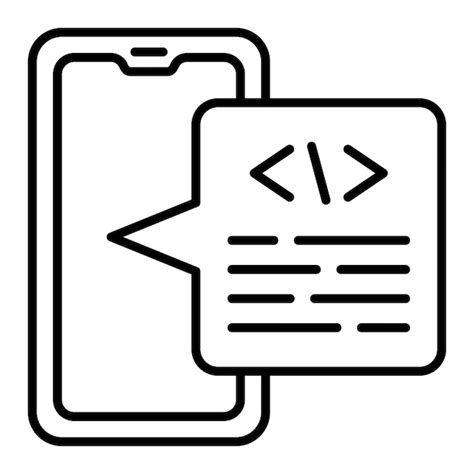 icône de codage vecteur premium