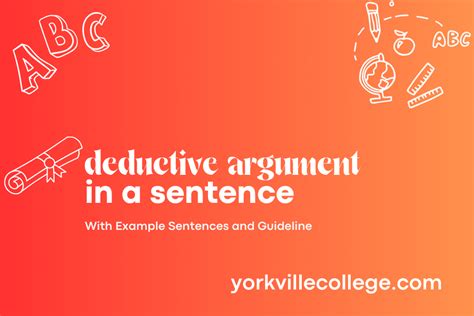 How To Use Deductive Argument In A Sentence Easy Examples