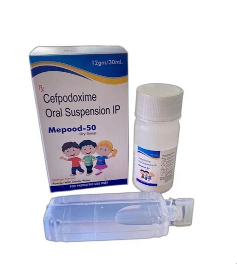 Cefpodoxime 50mg Dry Syp With Water At Rs 75 Bottle सेफपोडोक्सिम ड्राई सिरप In Panchkula