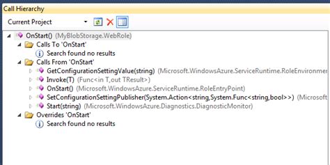 Using Code Definition Window With Call Hierarchy In Visual Studio 2010