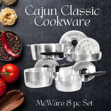 Mcware 8 Piece Set Garys Cajun Cookware