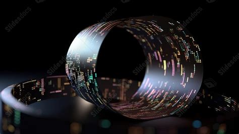 bent code in virtual reality an abstract 3d rendering in the digital